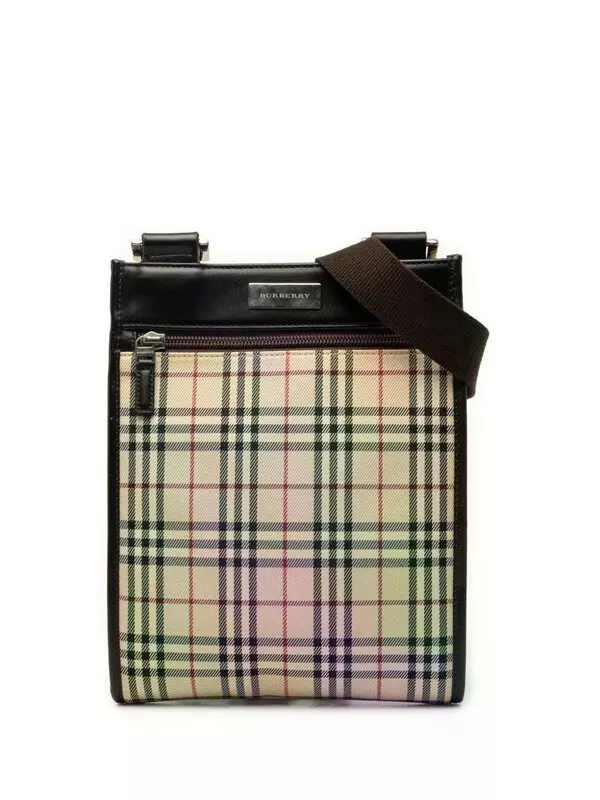 Burberry 2000-2017 House Check Canvas Crossbody Bag