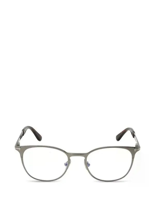 TOM FORD Oval Frame Eyeglasses - Grey