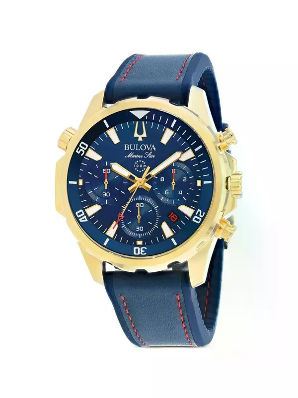 Bulova Marine Star 44mm Watch - Blue