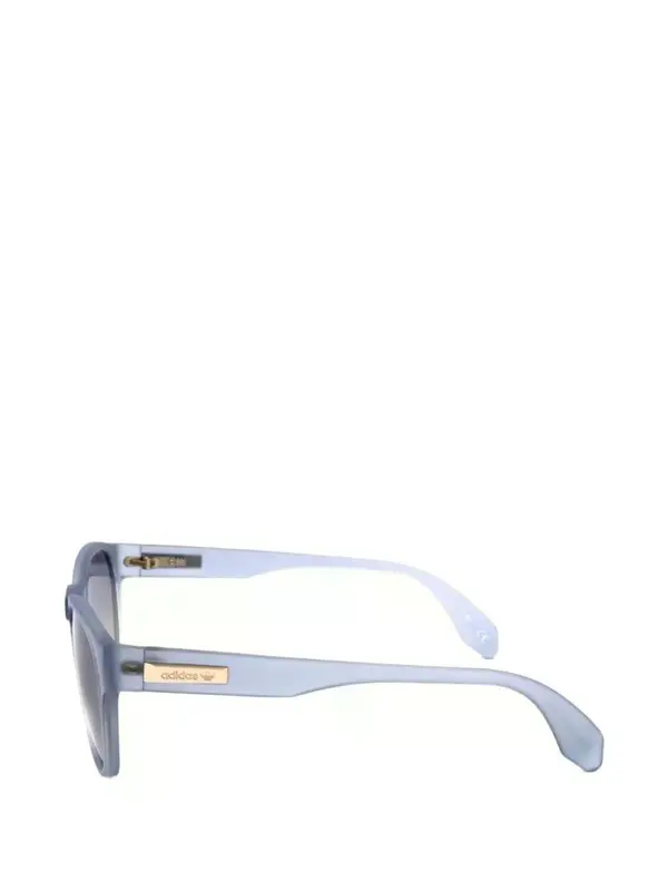 Adidas Round Frame Sunglasses With Gradient Lenses And Gold-tone Hardware - Grey