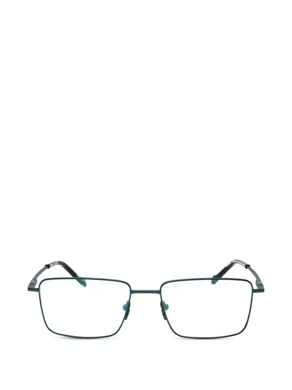 ZEISS Titanium Rectangle Eyeglasses - Black
