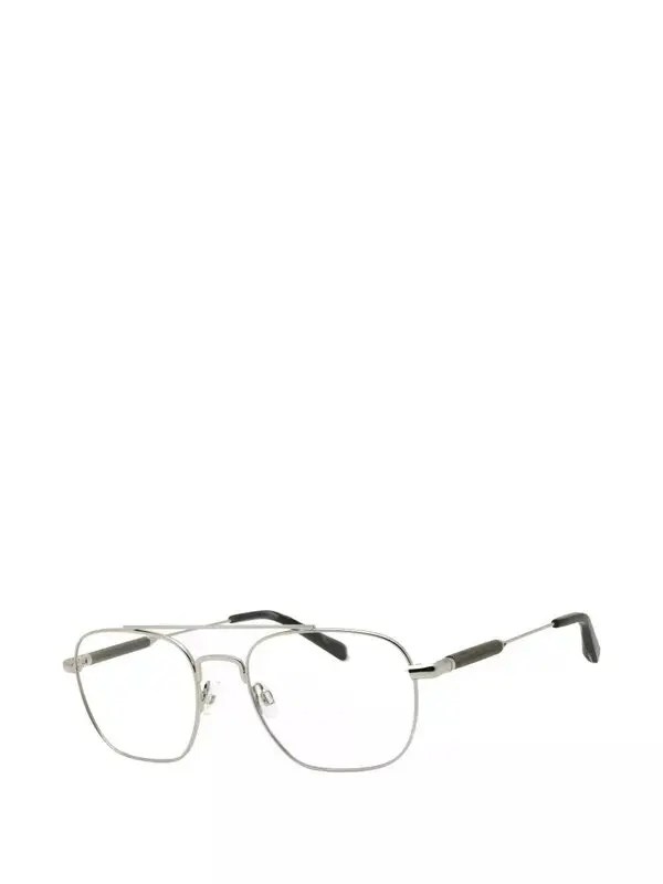 Jones New York Geometric Frame Eyeglasses - Silver