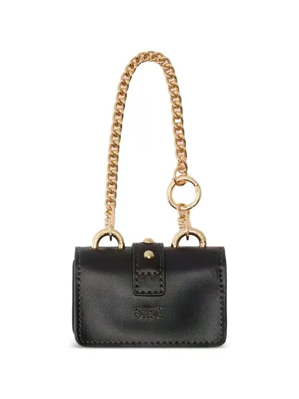 Pinko Love Birds Leather Bag Charm