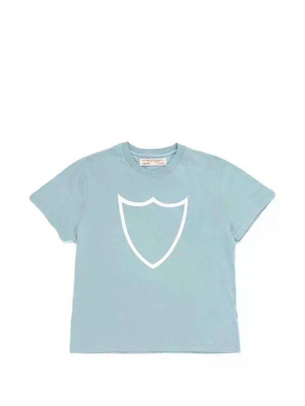 HTC LOS ANGELES Logo-print Slim-fit T-shirt - Blue