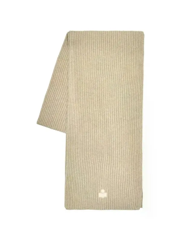 Isabel Marant Étoile Marion Ribbed Scarf - Neutrals