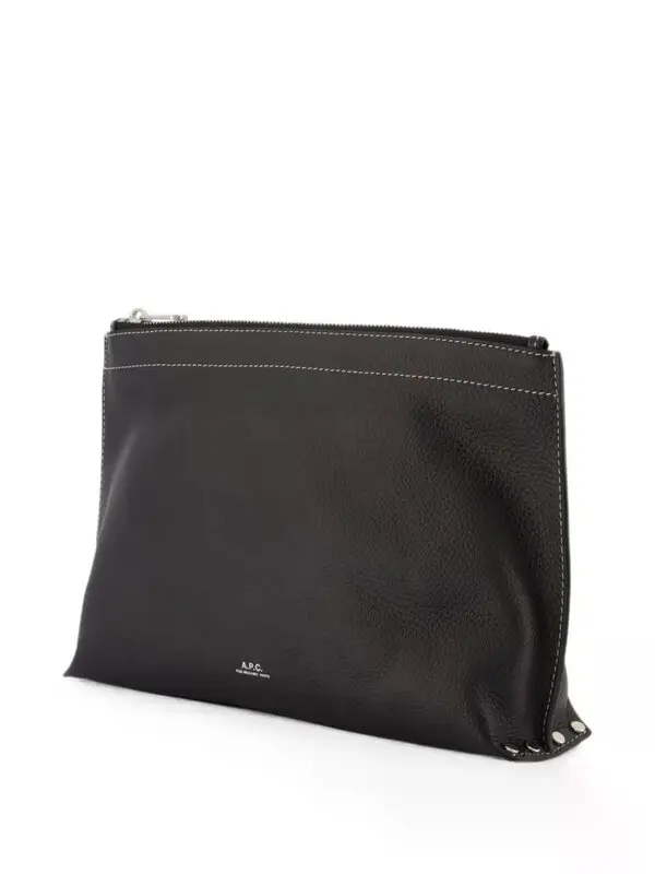 A.p.c. Neige Clou Grained-leather Vanity Case