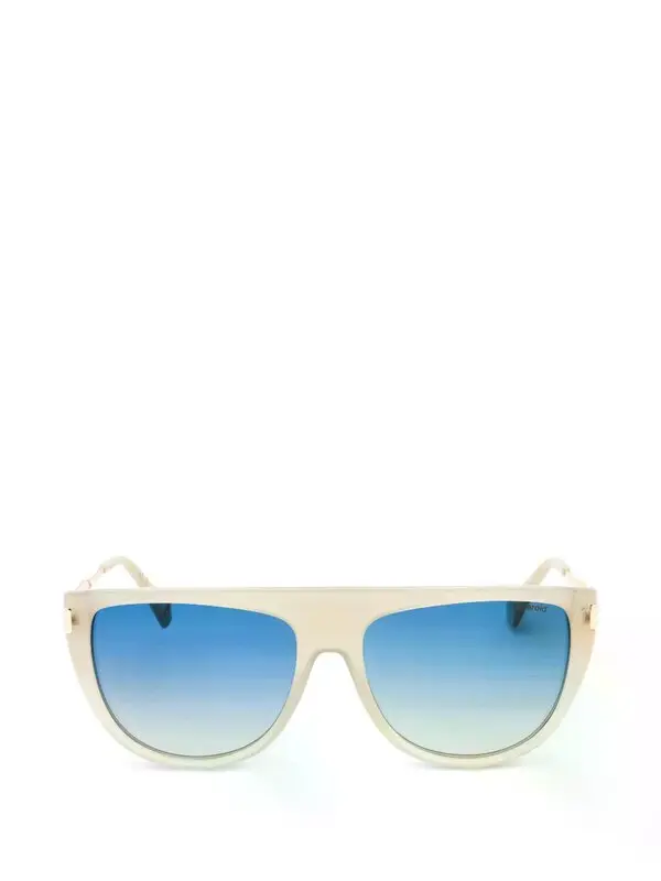 POLAROID Pilot Frame Sunglasses With Gradient Lenses - Neutrals