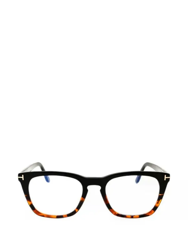TOM FORD Tortoiseshell-effect Rectangle-frame Glasses