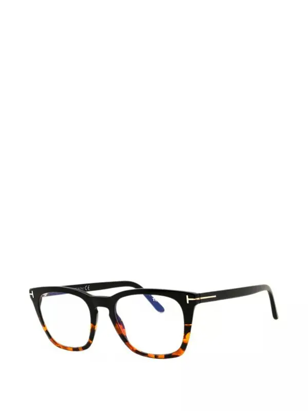 TOM FORD Tortoiseshell-effect Rectangle-frame Glasses