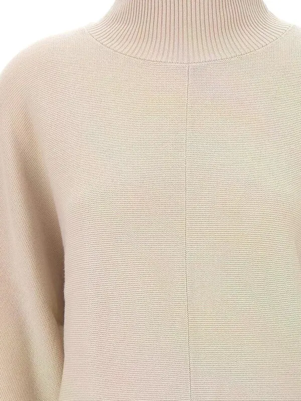 Hemisphere Batwing Sleeve High Neck Sweater