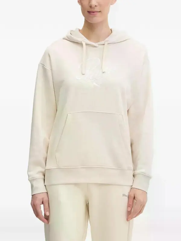 PUMA Logo Embroidered Hoodie