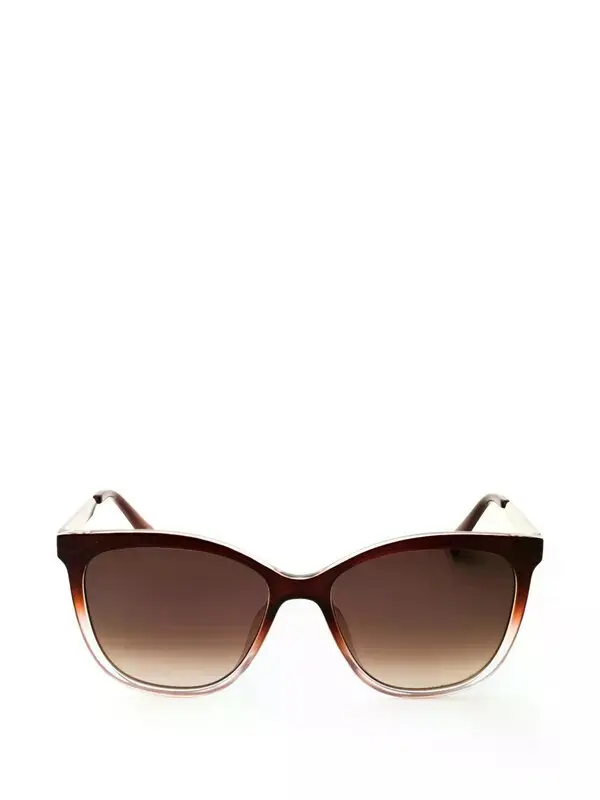 Fossil Rectangle Gradient Tinted Lens Sunglasses - Brown