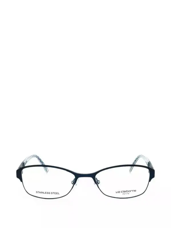 LIZ CLAIBORNE Oval Frame Eyeglasses - Blue