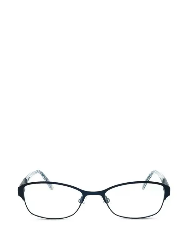 LIZ CLAIBORNE Oval Frame Eyeglasses - Blue