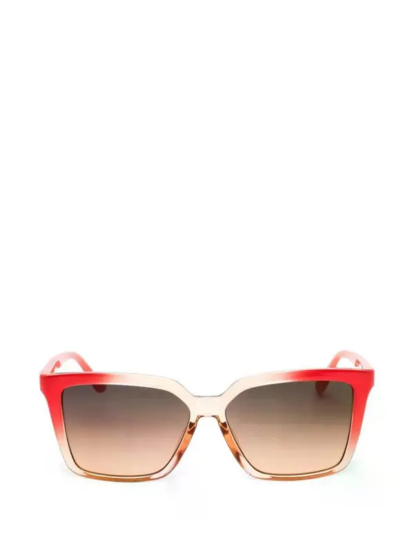 Guess Square-frame Sunglasses - Red