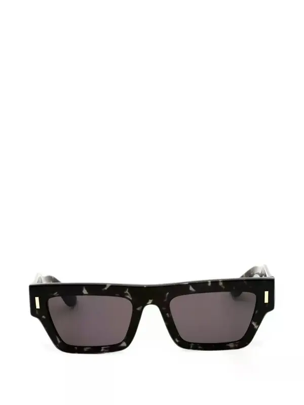 Calvin Klein Tortoiseshell-effect Rectangle-frame Sunglasses