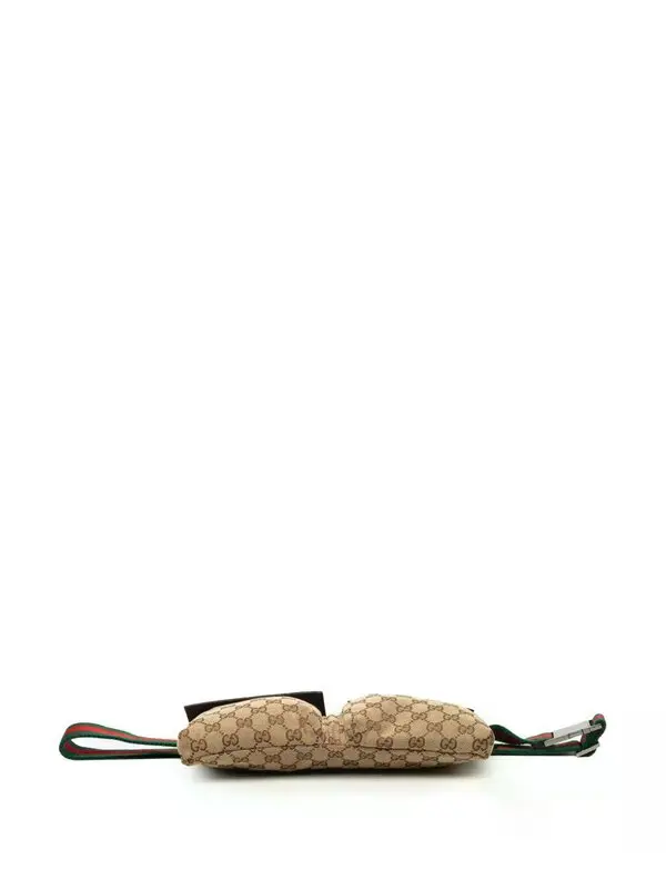 Gucci 2000-2015 Gg Canvas Web Double Pocket Belt Bag