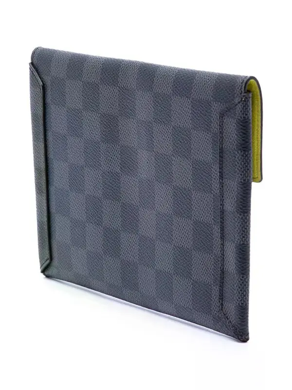 LOUIS VUITTON 2019 Damier Graphite Alpha Pochette Mm Clutch Bag