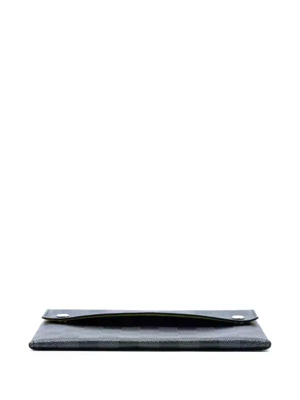 LOUIS VUITTON 2019 Damier Graphite Alpha Pochette Mm Clutch Bag