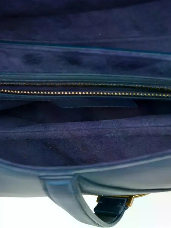 Dior Gradient Calfskin Saddle Bag - Blue