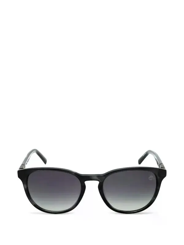 Timberland Round Frame Polarised Sunglasses - Black