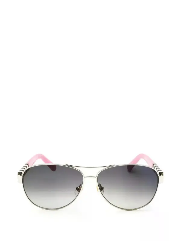 Kate Spade New York Dalia Aviator Sunglasses - Silver