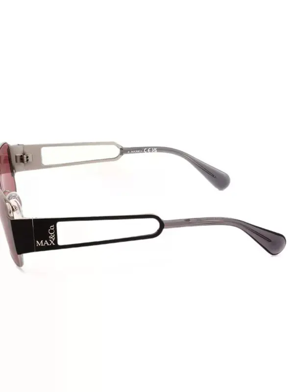 MAX&CO. Rectangle Frame Cut-out Sunglasses