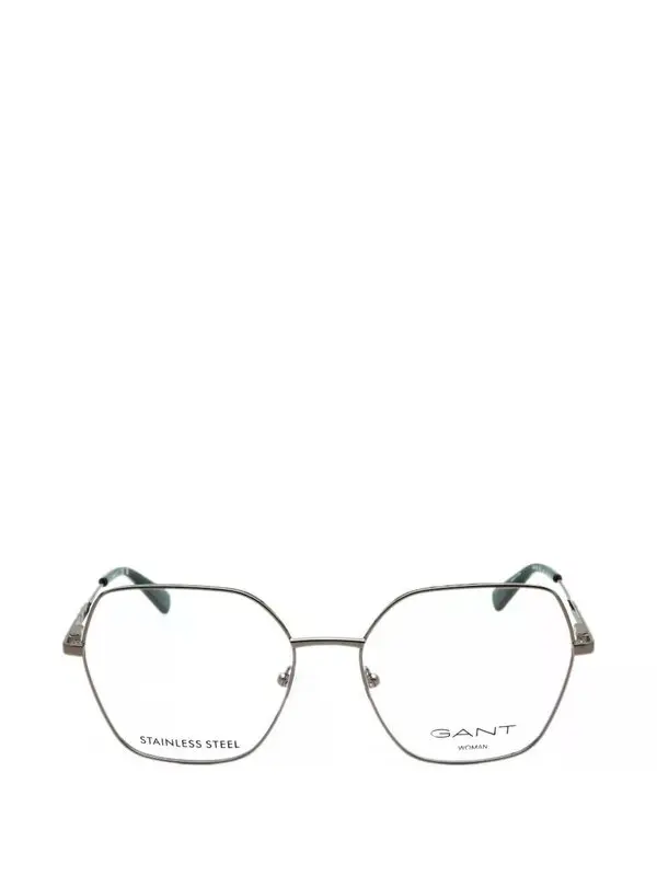Gant Geometric Frame Eyeglasses - Silver