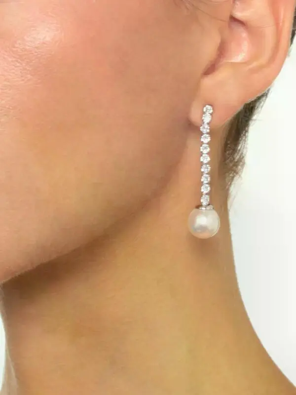 SELF-PORTRAIT Crystal-embellished Earrings - Silver