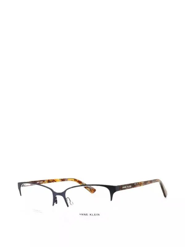 Anne Klein Rectangle Frame Eyeglasses - Blue