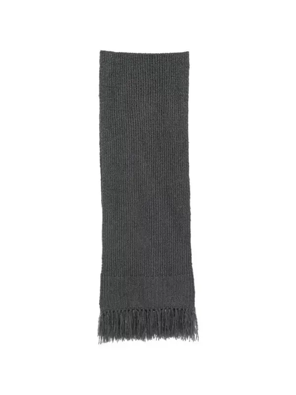 EMERSON RENALDI Ribbed-knit Fringed Scarf