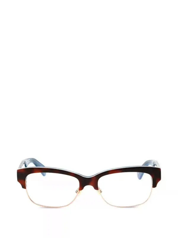 Kate Spade New York Shantal Rectangle-frame Eyeglasses - Brown