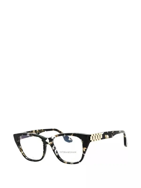 Victoria Beckham Tortoiseshell Effect Cat Eye Frame Glasses