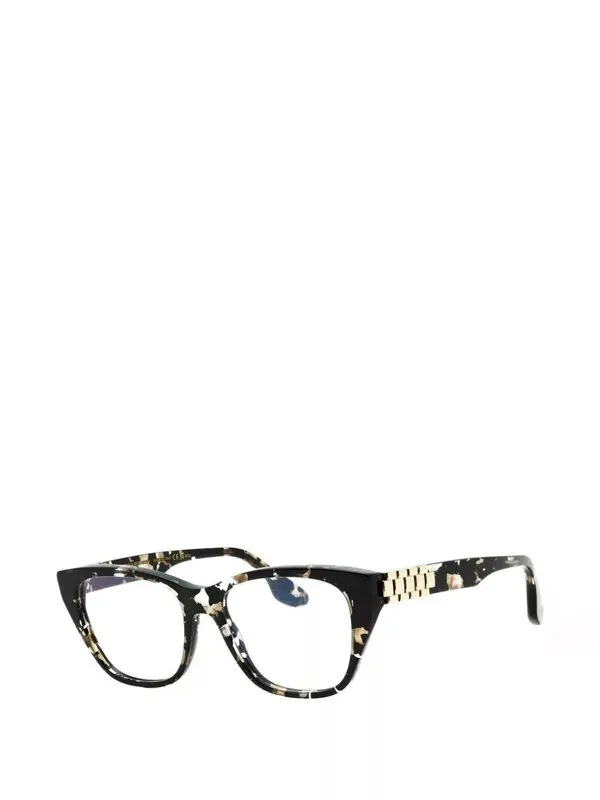 Victoria Beckham Tortoiseshell Effect Cat Eye Frame Glasses