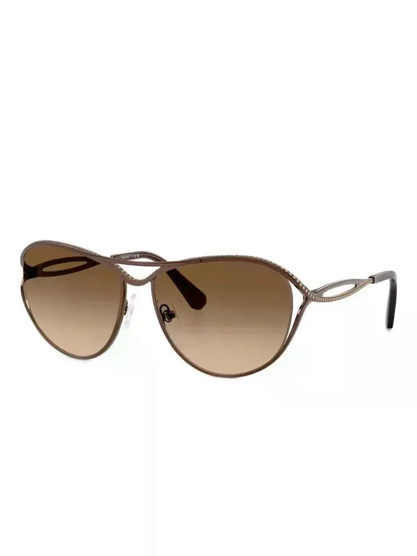 SWAROVSKI Sk7028 Crystal-embellished Sunglasses