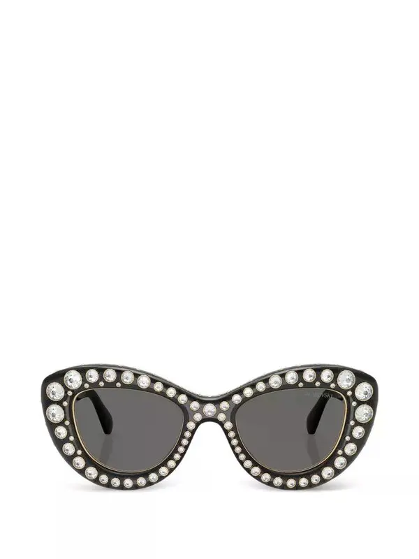 SWAROVSKI Embellished Crystal Cat-eye Sunglasses
