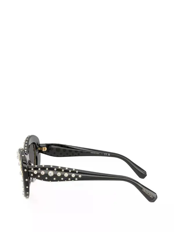 SWAROVSKI Embellished Crystal Cat-eye Sunglasses