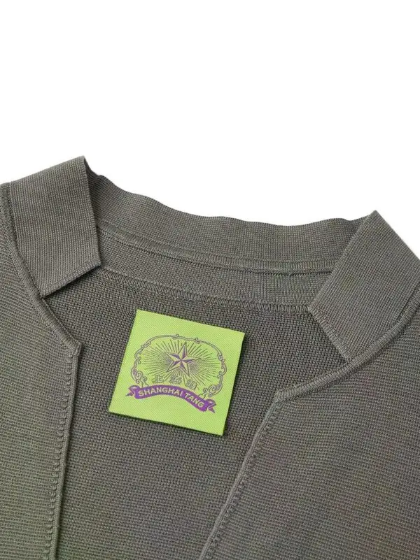Shanghai Tang Silk Knitted Blazer