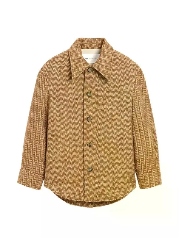 AMI Paris Wool Button-down Jacket