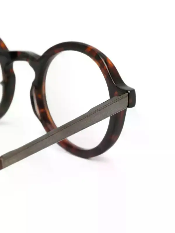 Matsuda Tortoiseshell-effect Round-frame Glasses