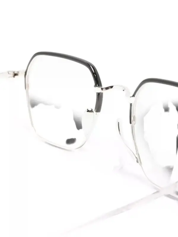 KAME MANNEN Geometric Frame Eyeglasses