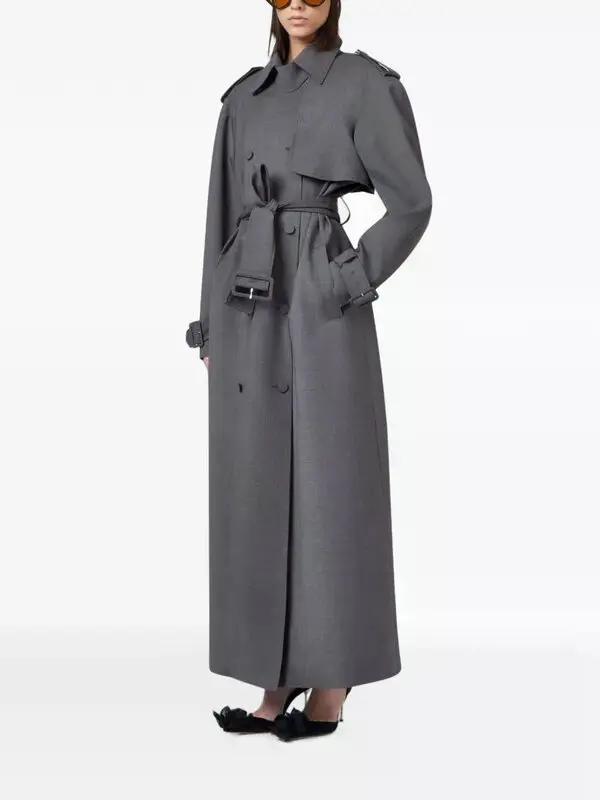 Giuseppe Di Morabito Double-breasted Belted Trench Coat