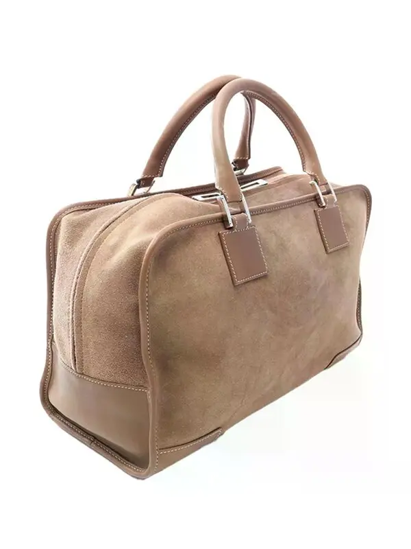 Loewe 2010-2026 Suede Amazona 36 Handbag