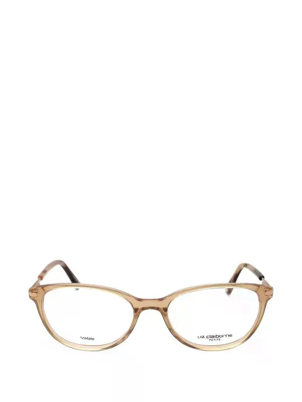 LIZ CLAIBORNE Oval Frame Eyeglasses - Neutrals
