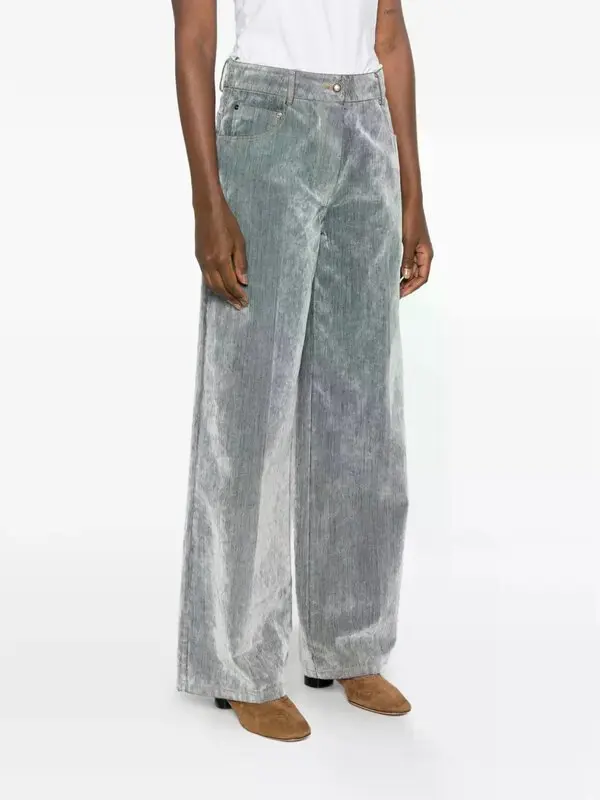 FORTE_FORTE Velvet-finish Trousers