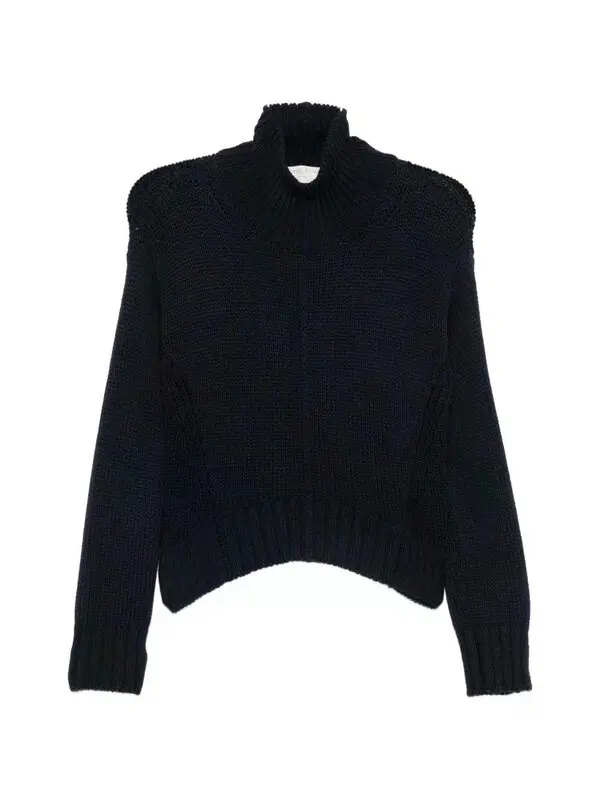 FORTE_FORTE Ribbed High-neck Sweater