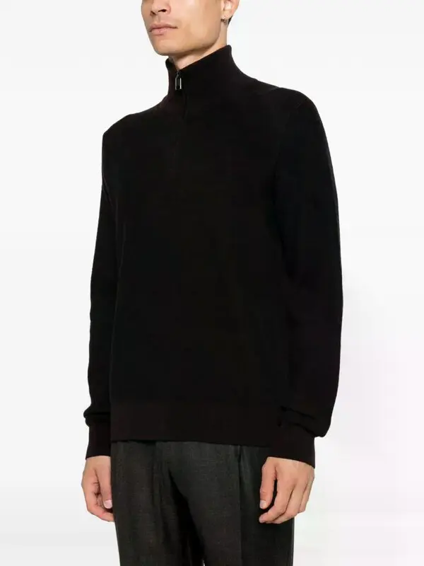 Brioni Quarter-zip Cashmere Sweater