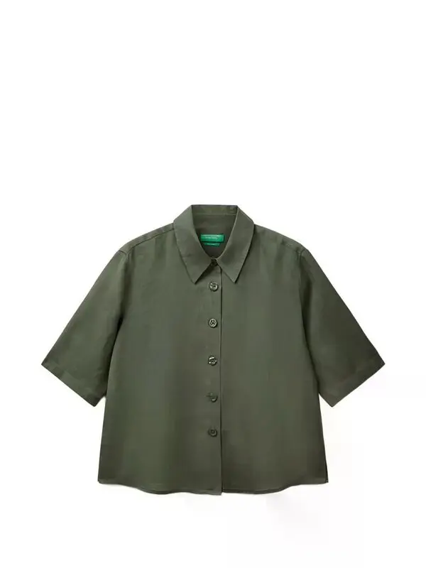 BENETTON Short-sleeved Boxy-fit Shirt