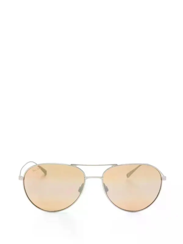 Maui Jim Walaka Aviator Sunglasses - Silver