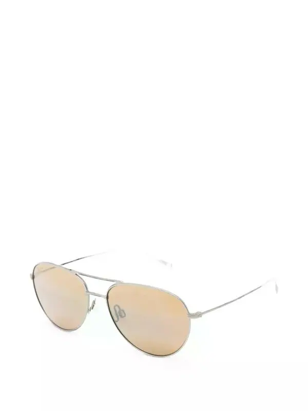 Maui Jim Walaka Aviator Sunglasses - Silver
